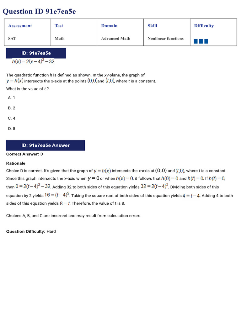 Advancedmath Hard Answers | PDF