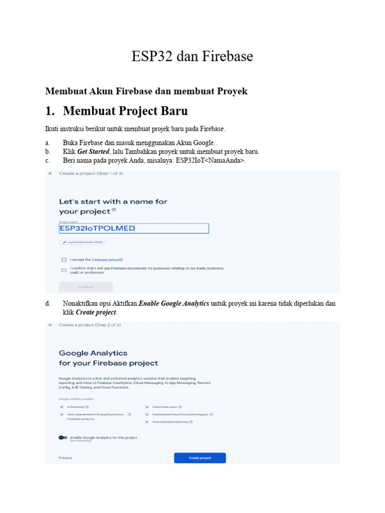 ESP32 Firebase | PDF | Bisnis | Teknologi & Rekayasa