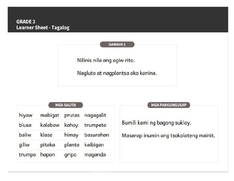CRLA Tool For Grade 3 | PDF