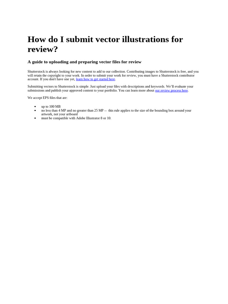 Submit Vector Illustrations For Shuterstock | PDF | Tag (Metadata ...