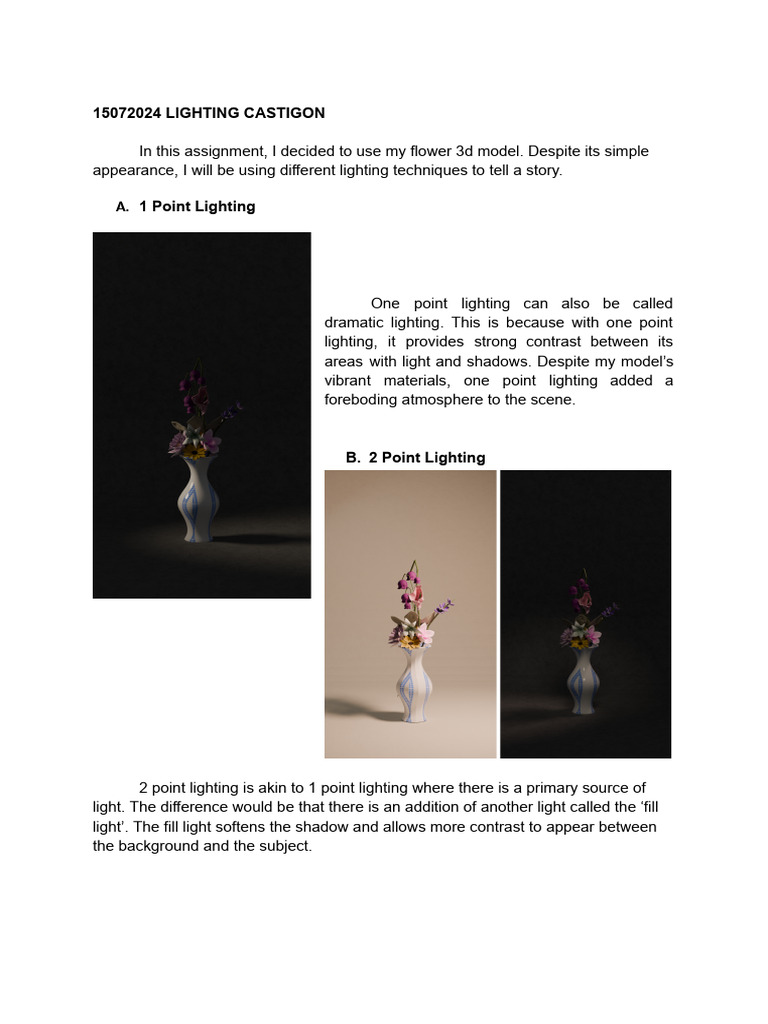 Set Lighting (3D COMPOSITION) | PDF | Color | Vision