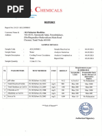Drinking Water Test Report | PDF | Bacteria | Chemical Compounds