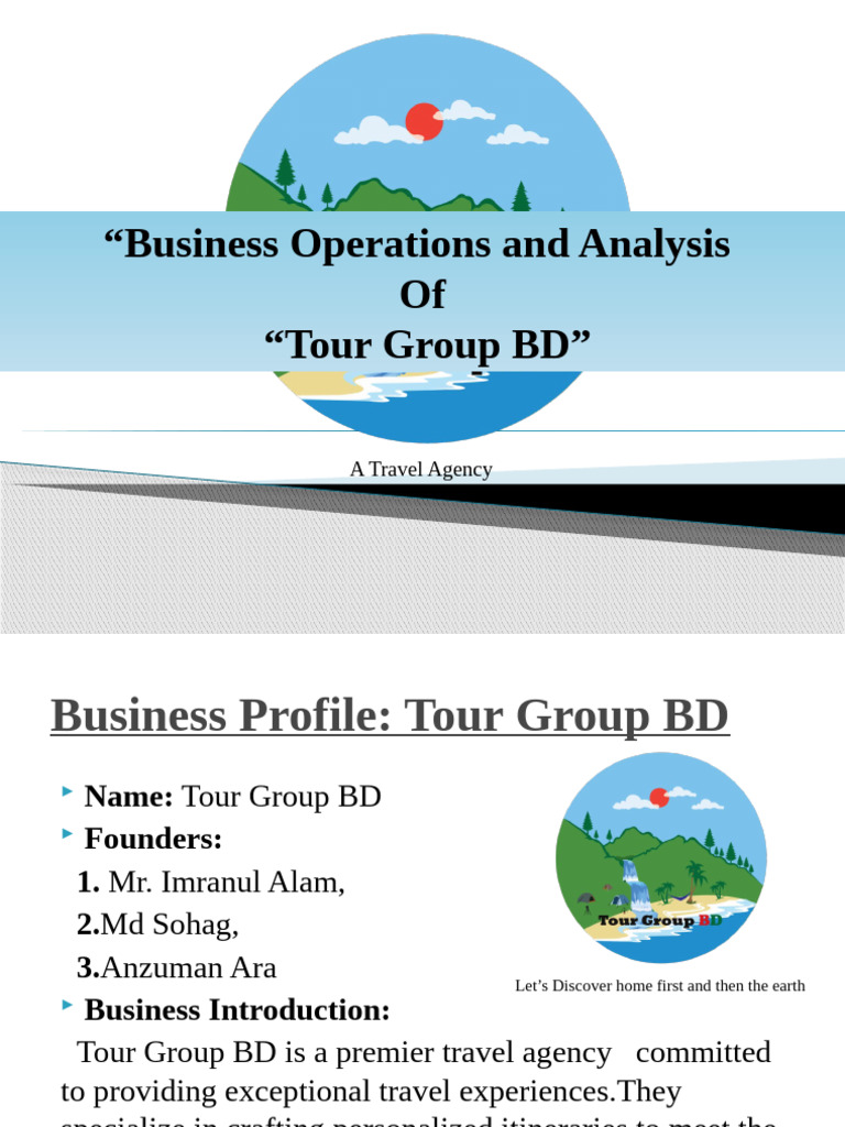 Tour Group BD Travel Agency | PDF | Employment | Marketing