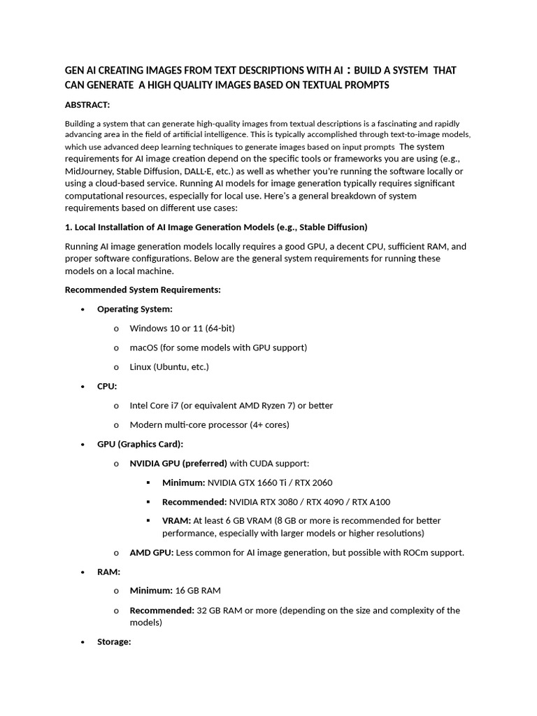 Ai Image Phase 3 | PDF | Graphics Processing Unit | Computer Architecture