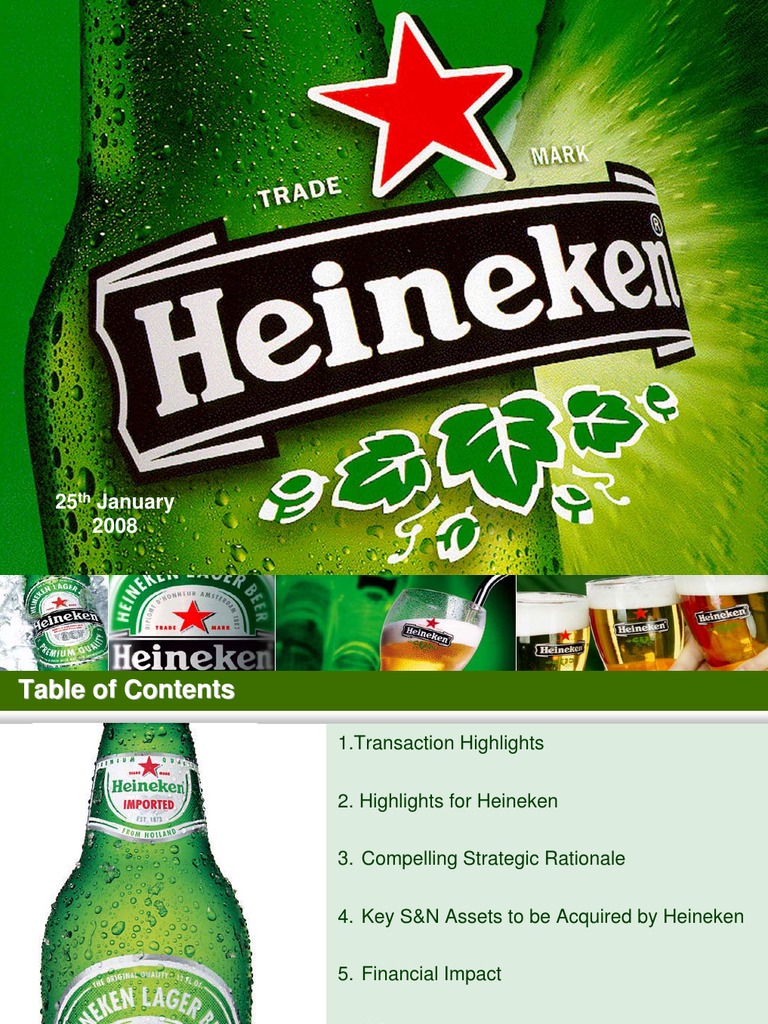 Heineken Investors Presentation Final | PDF | Mergers And Acquisitions ...