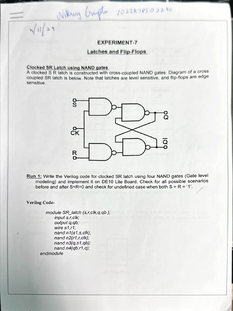 DD LAB7 EXP7 Nikunj Gupta 0229 | PDF