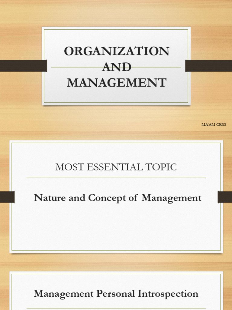 OM-WEEK 1 | PDF | Goal | Employment