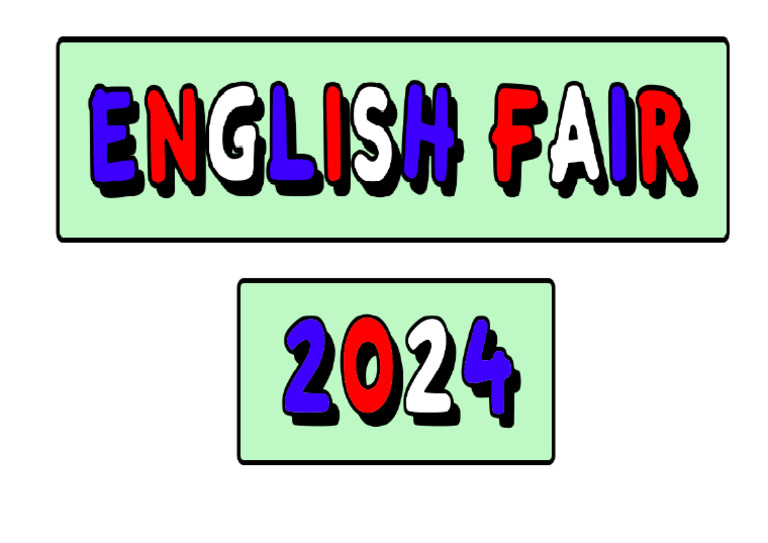 Letrero - English Fair - 4 - 20525313 | PDF