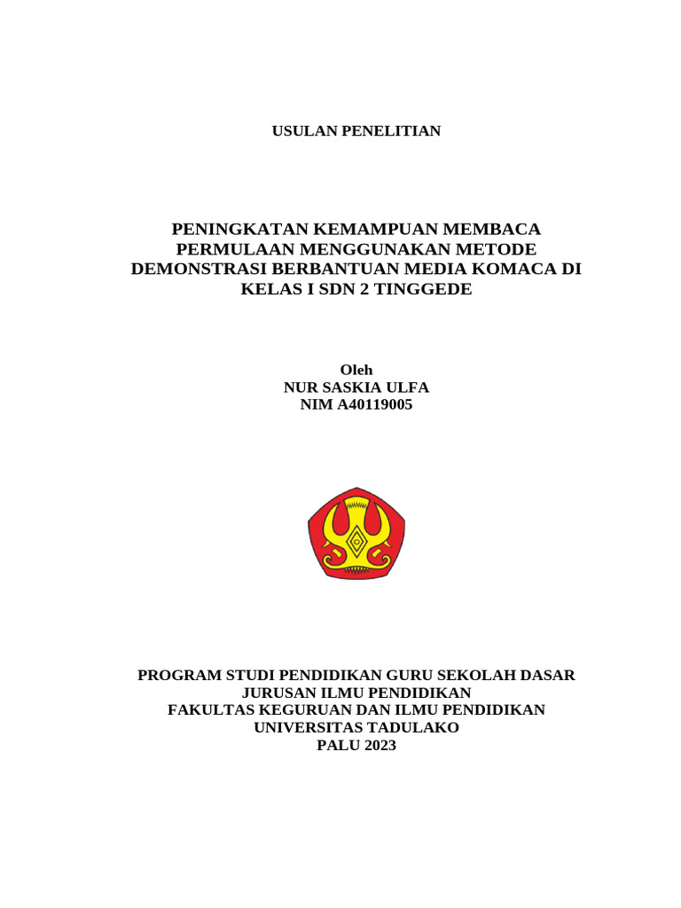 Skripsi Nur Saskia Ulfa A40119005 | PDF