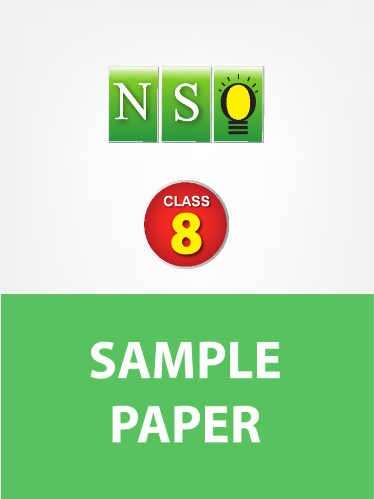 Class 8 Nso 5 Years Sample Paper | PDF | Moon | Soil
