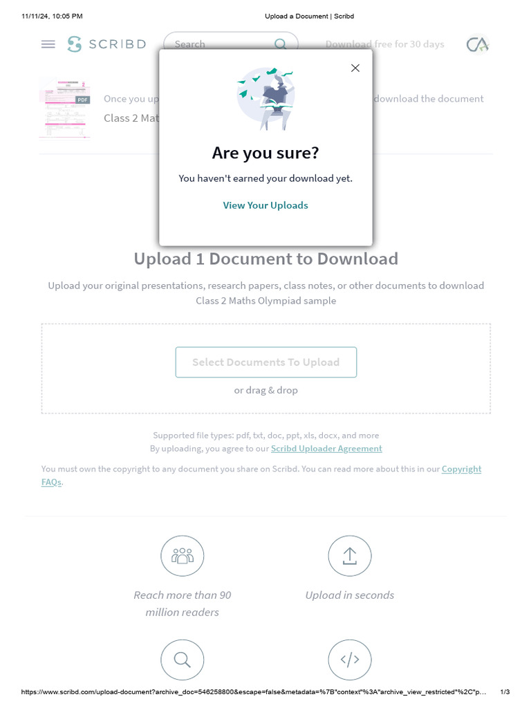 Upload A Document - Scribd | PDF | Scribd | Web 2.0