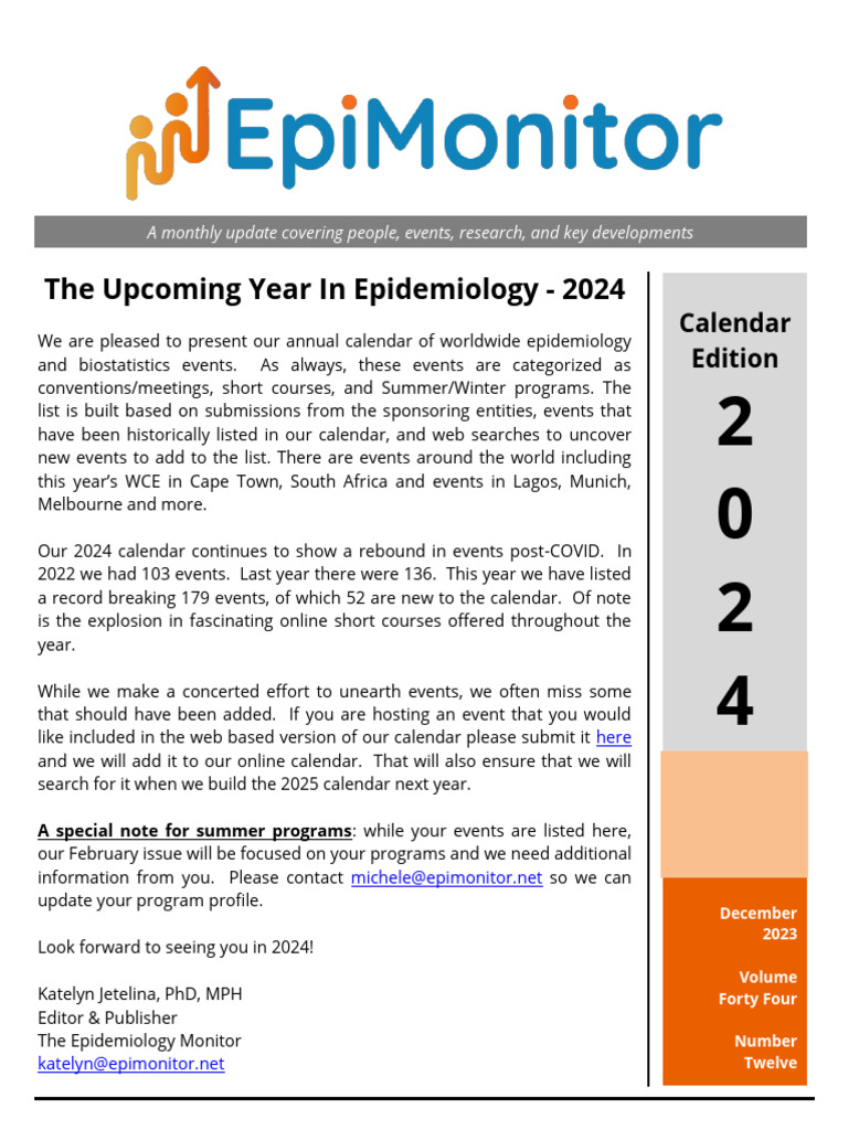 Epi Conferences and Workshops | PDF | Epidemiology | Health Sciences