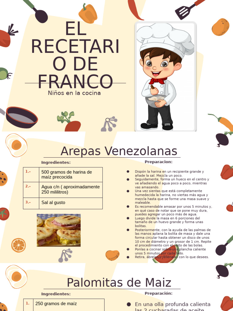 Cooking Center For Kids - by Slidesgo | PDF | Maíz | Alimentos