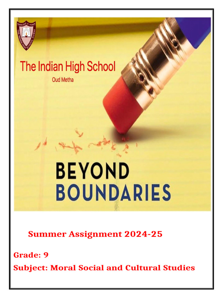 MSCS Summer Assignment Grade 9-2024 | PDF | Trees | Natural Environment