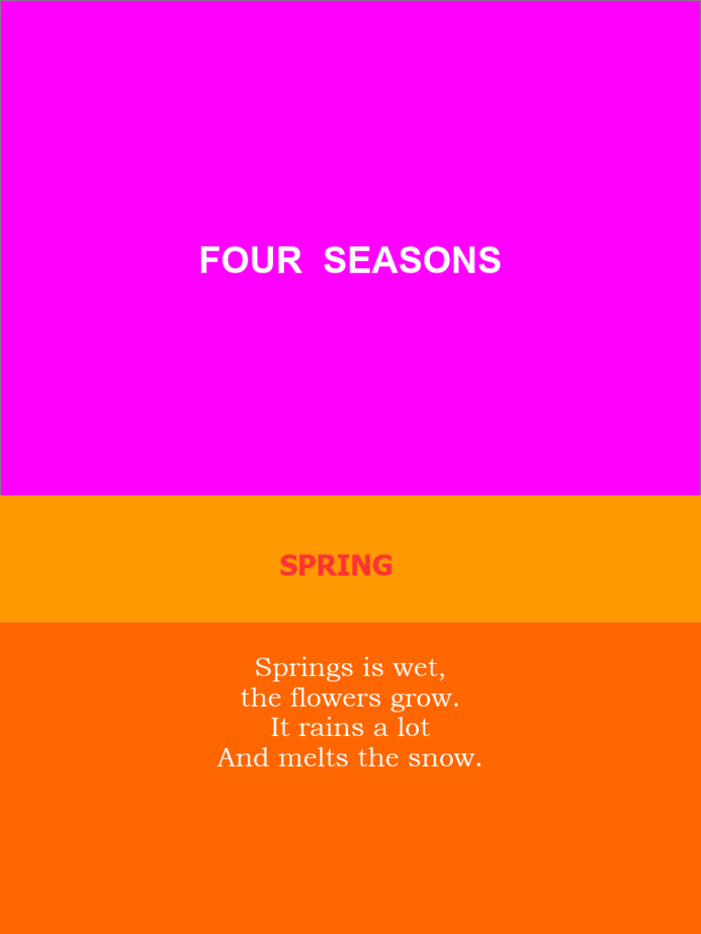 Four Seasons | PDF