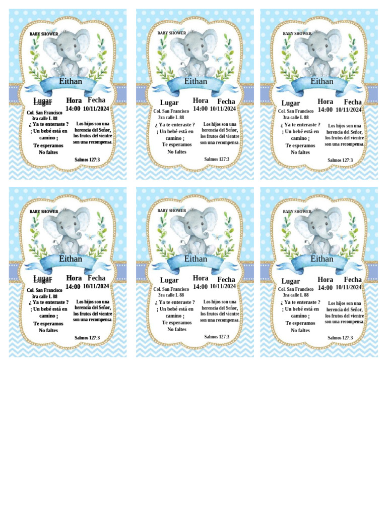 Tarjetas Eithan | PDF | Salmos | Literatura de la sabiduría