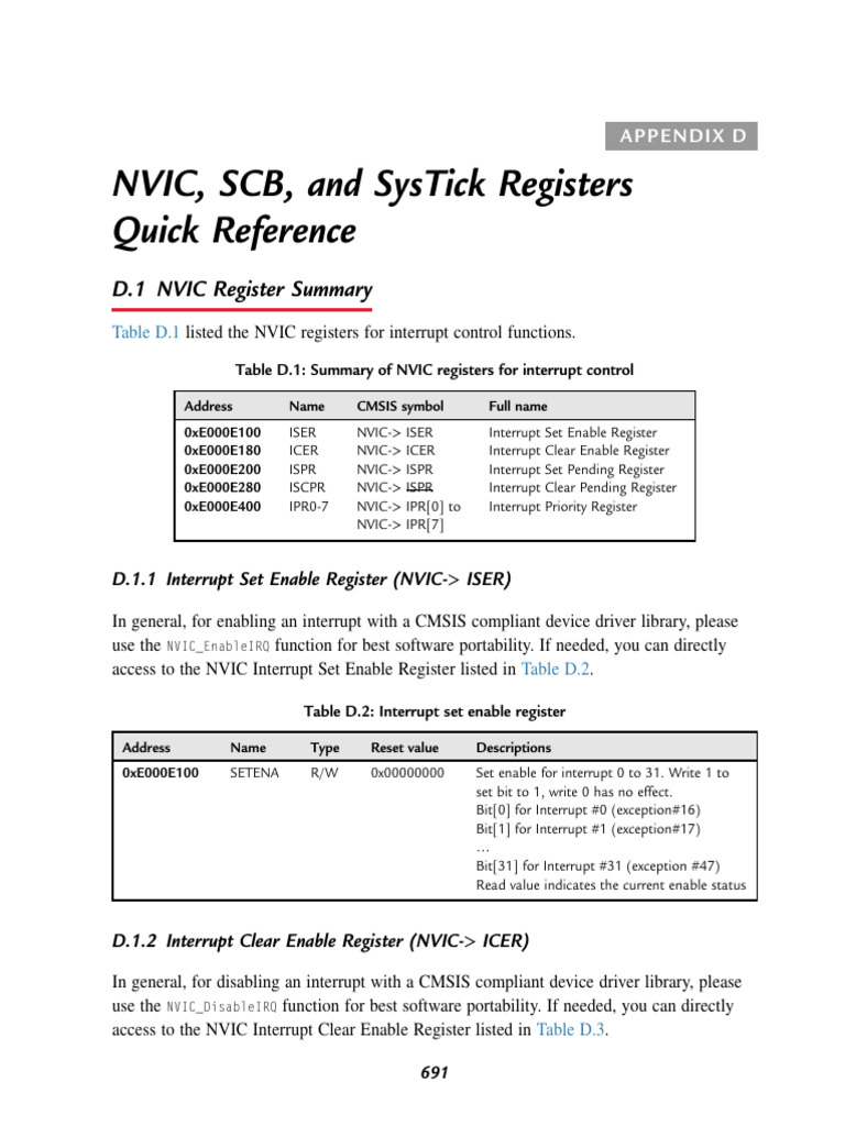 Appendix1 CortexM0 Registers | PDF | Central Processing Unit | Computer Programming