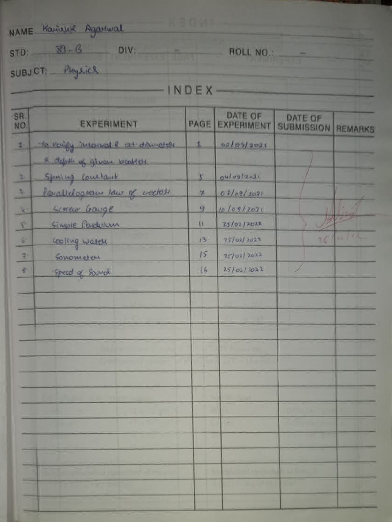 Physics Practicals | PDF