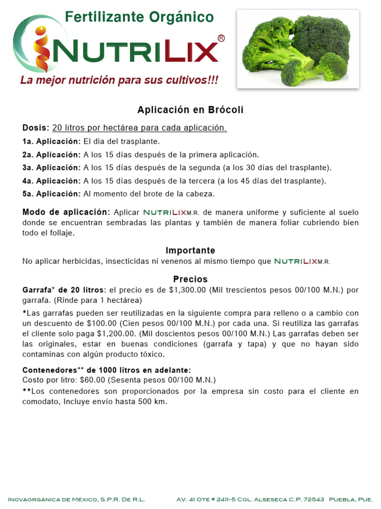 Brocoli Pdf
