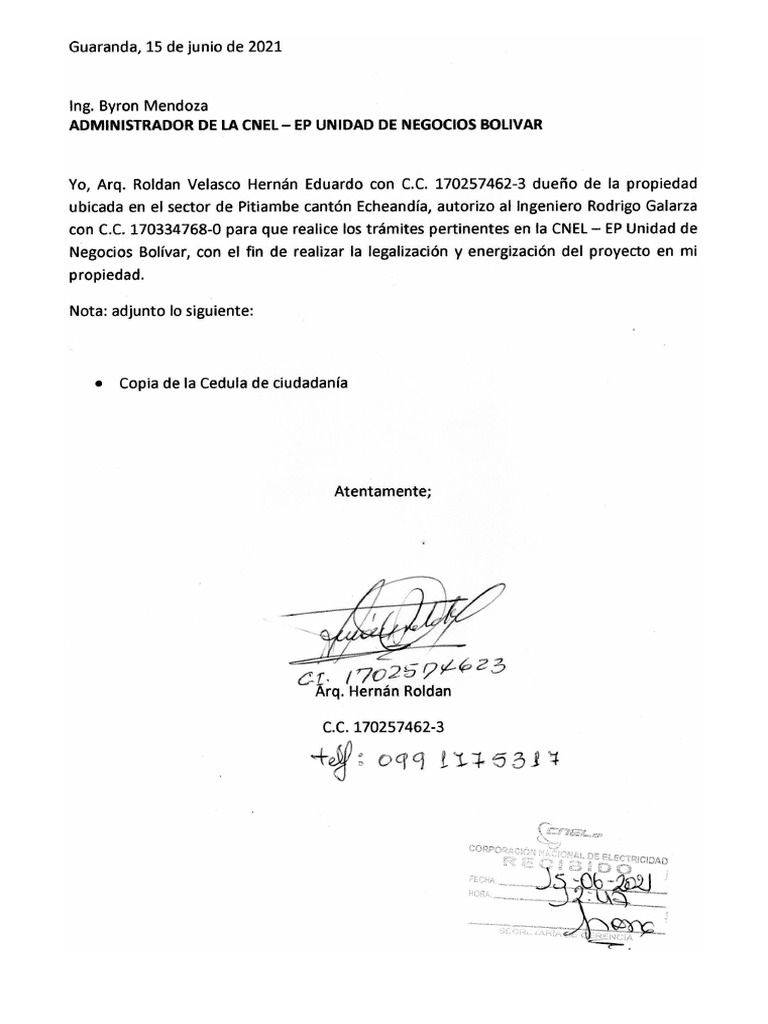 Modelo de Presentacion Oficio | PDF