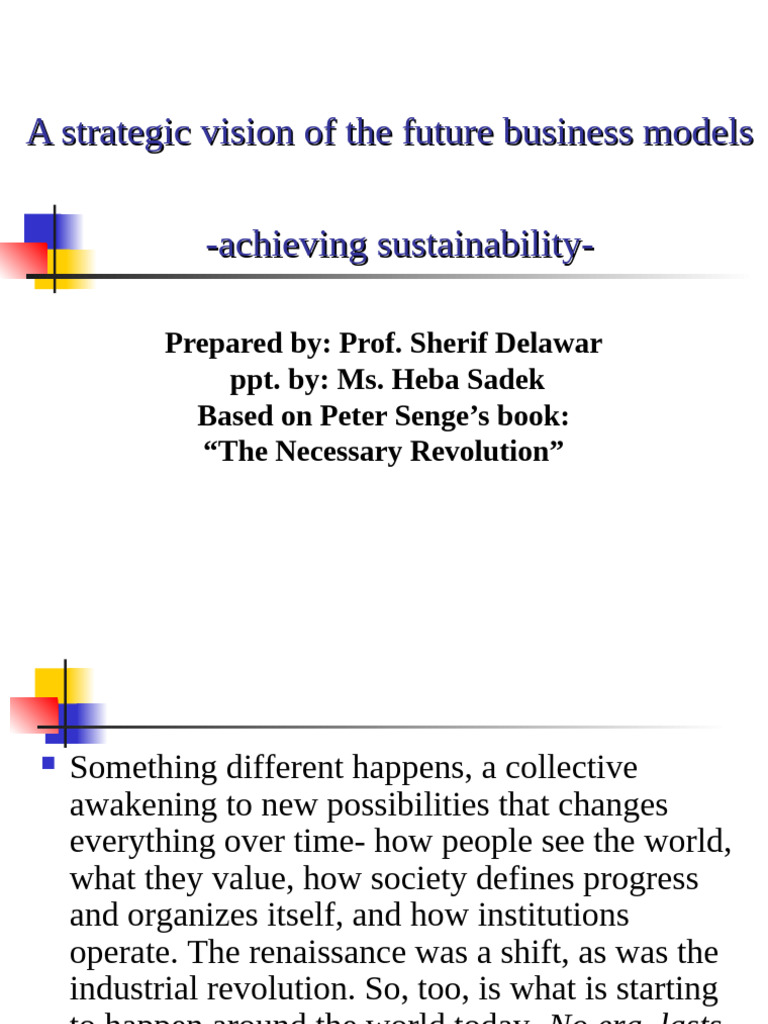 A Strategic Vision of The Future Business Models-Dr - Sherif | PDF ...
