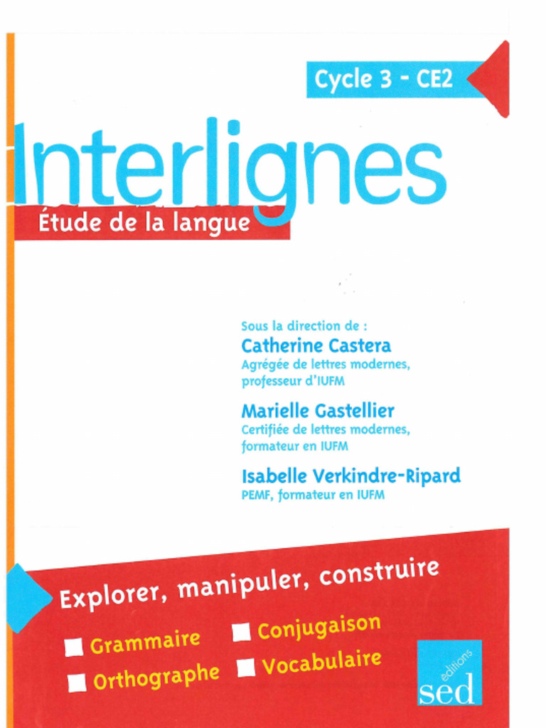 Interlignes Ce2-00-Introduction. | PDF