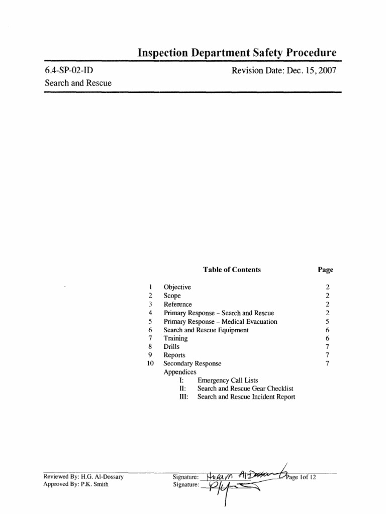 6.4 SP 02 ID. Search and Rescue | PDF | Search And Rescue | Public Safety