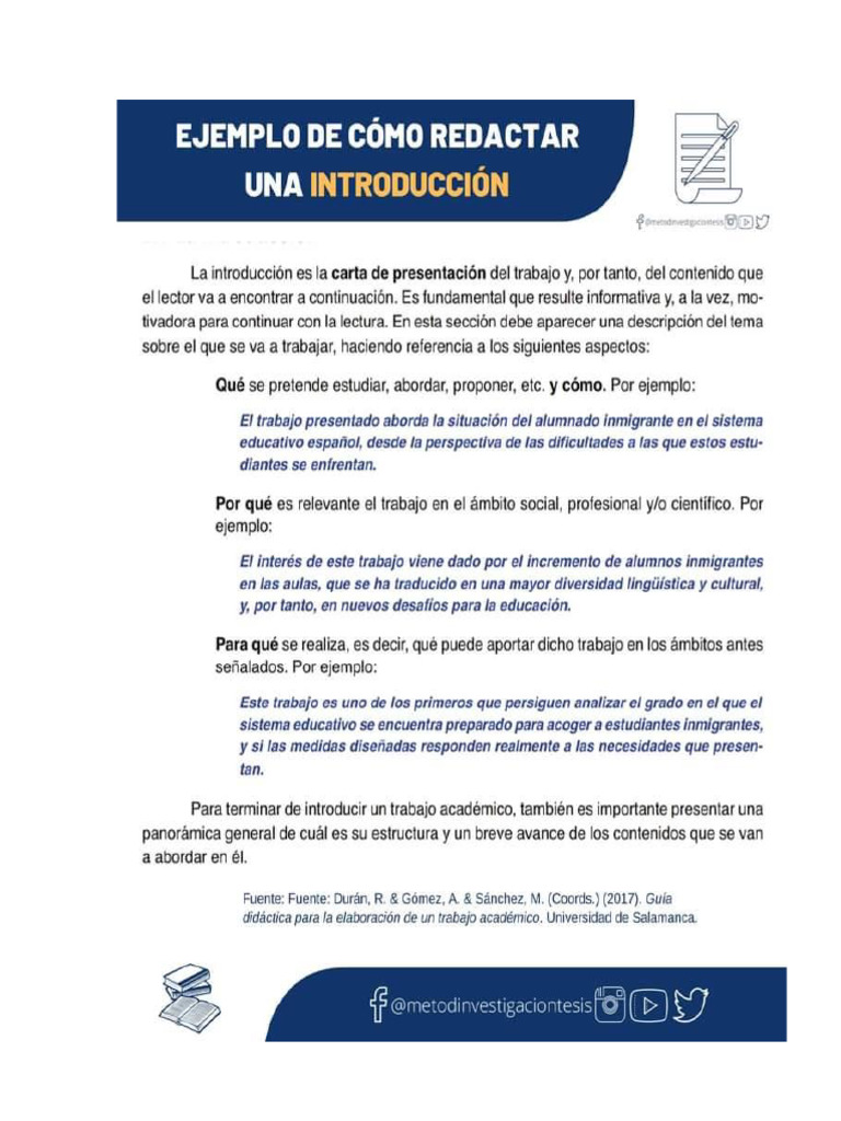 Como Redactar Una Introduccion | PDF