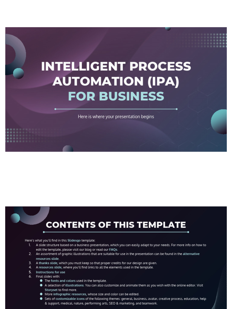 Intelligent Process Automation (Ipa) : For Business | PDF