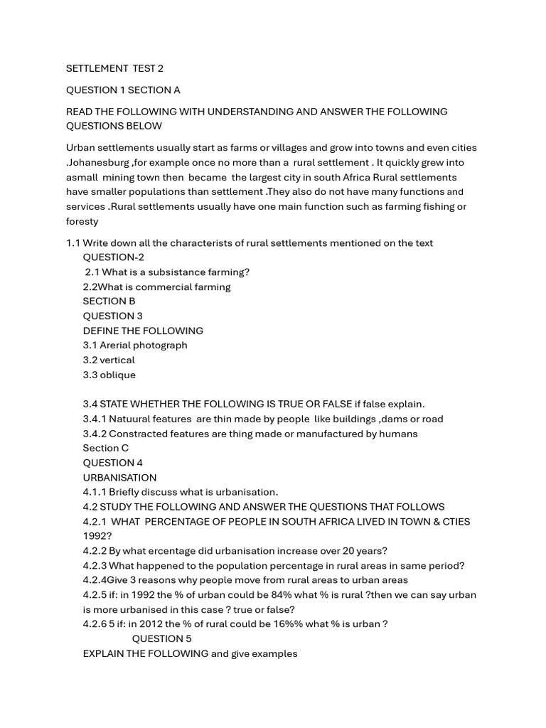 Geography Exam Prep Guide | PDF | Social Science