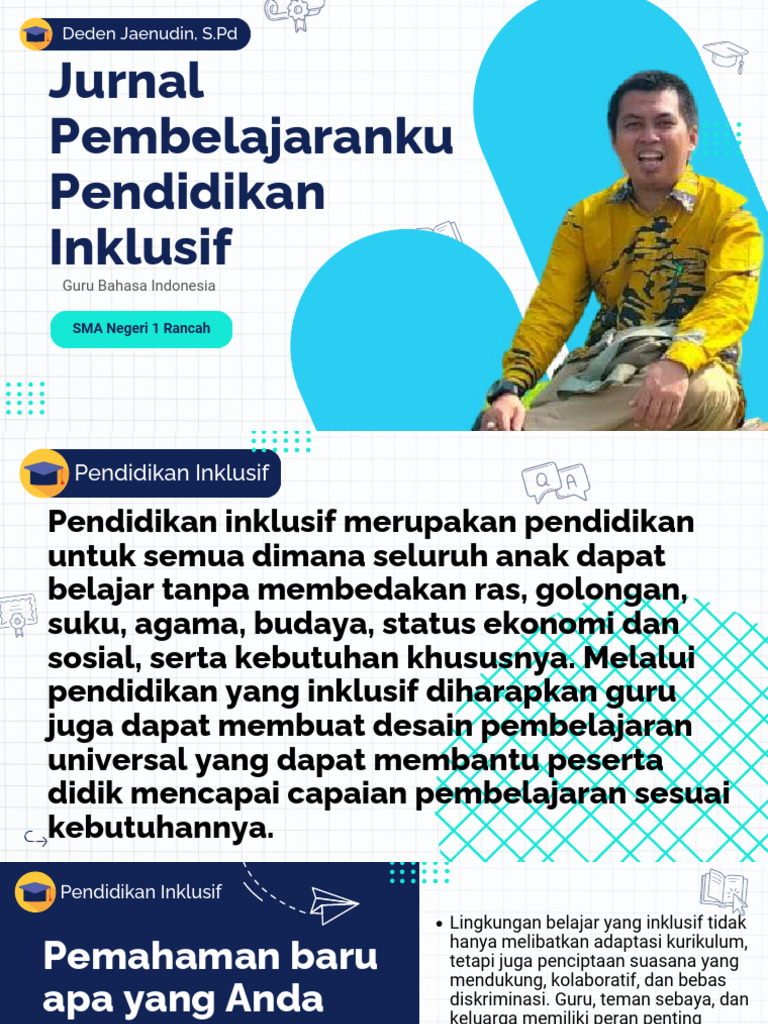 Jurnal Pembelajaranku Pendidikan Inklusif - Compressed | PDF | Karier & Perkembangan