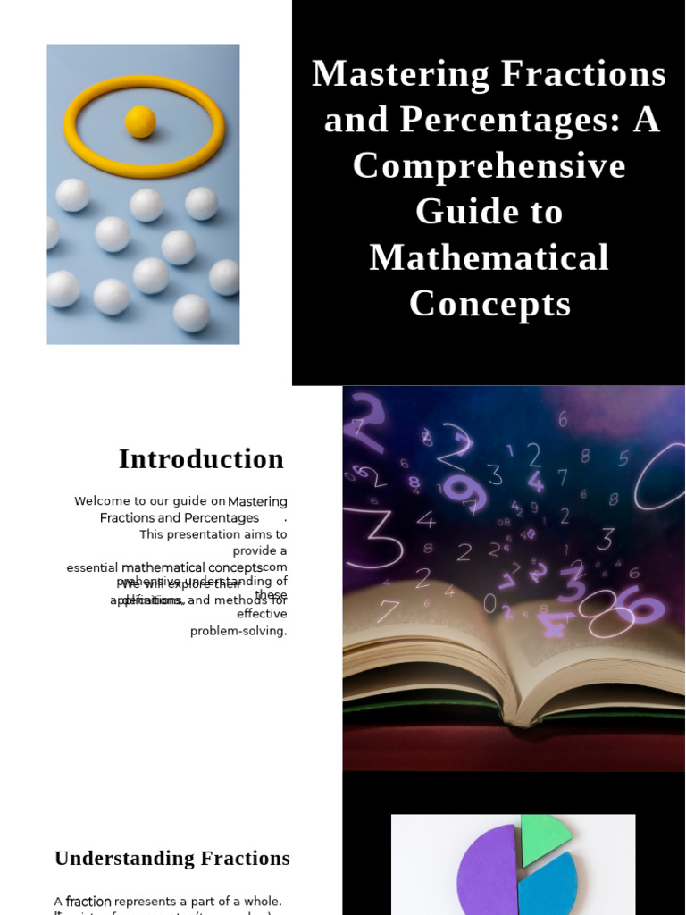 Mastering Fractions and Percentages Guide | PDF | Mathematics