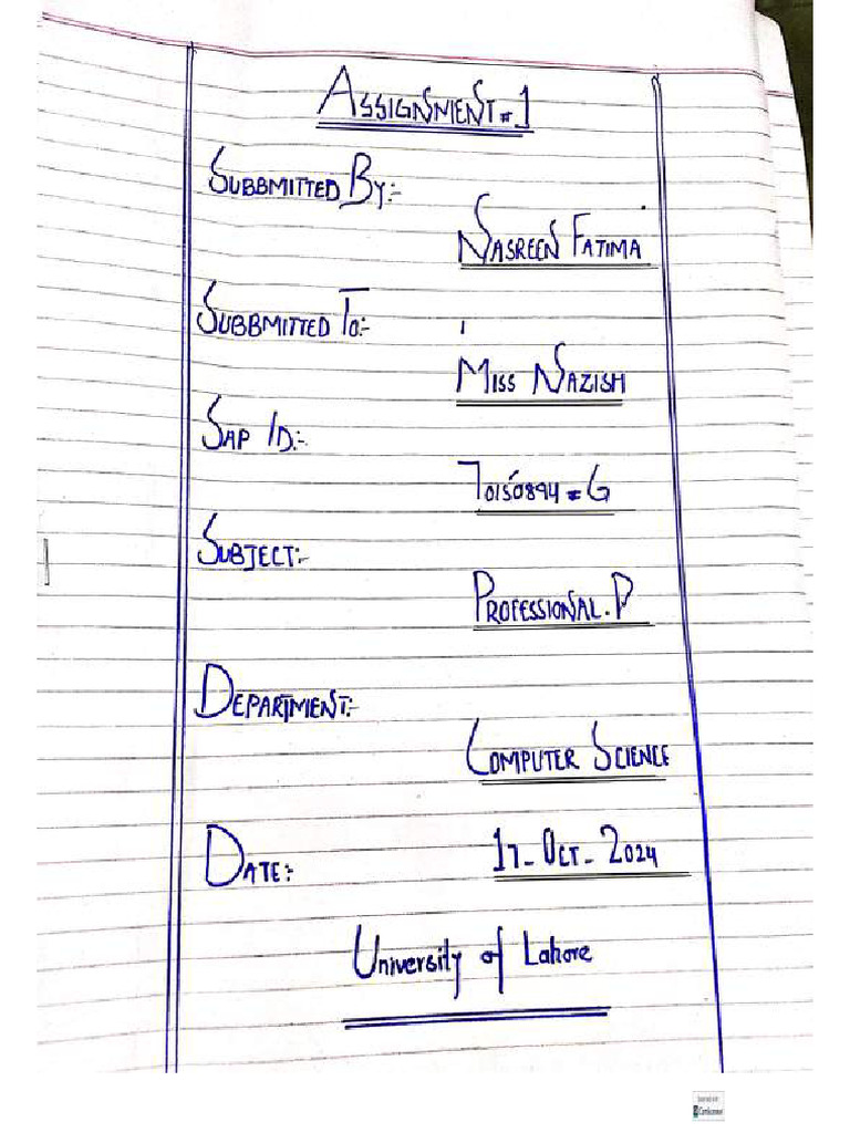 pp#1 Assignment-Compressed | PDF