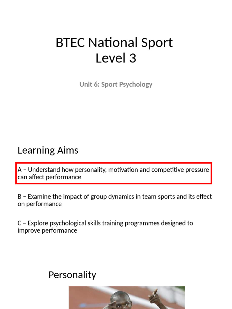 Section 1 - Personality | PDF | Extraversion And Introversion | Learning