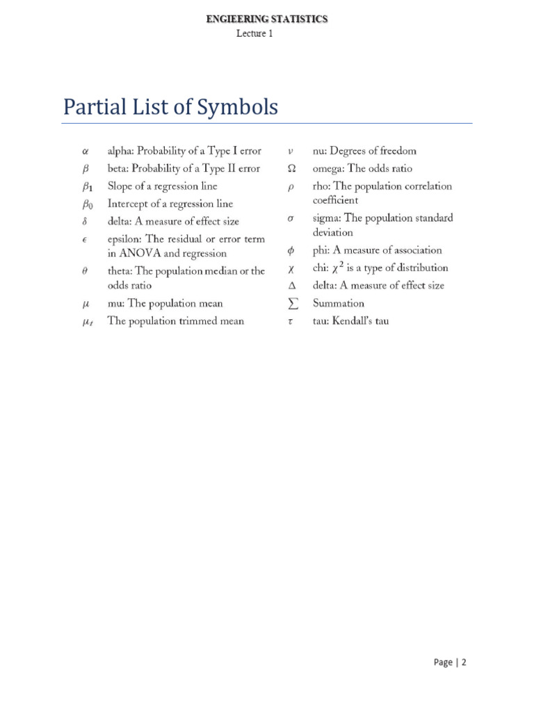 Lecture 1,2,3 | PDF | Variance | Median Lecture 1,2,3 | PDF | Variance | Median