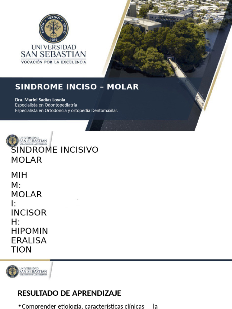 Sindrome Inciso Molar | PDF | Esmalte de dientes | Medicina CLINICA