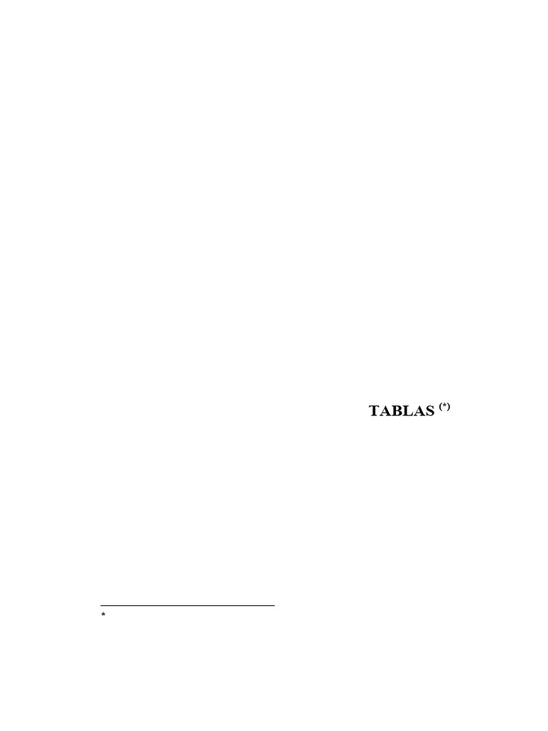 Tablas Estadisticas | PDF