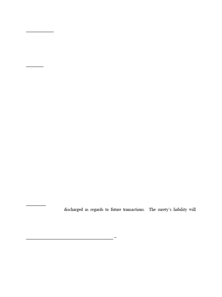 ICA Notes - Guarantee5755446 | PDF | Guarantee | Civil Law (Legal System)