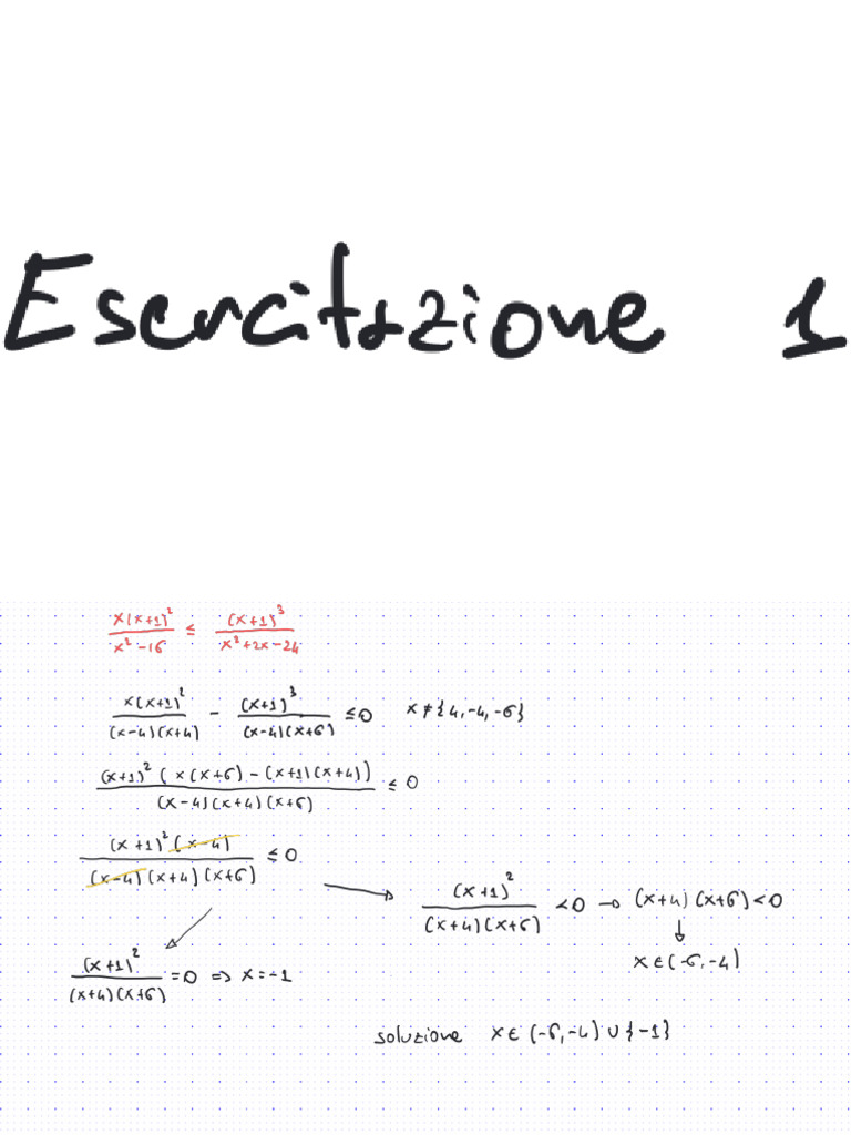 Esercitazione 1 | PDF