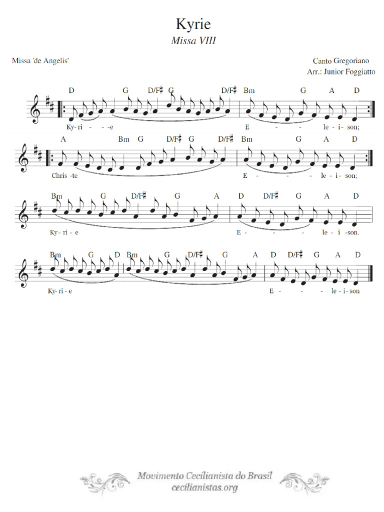 Kyrie Eleison de Angelis | PDF