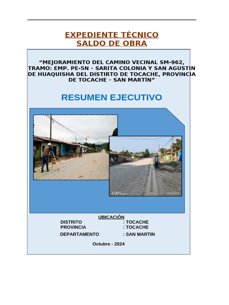 Resumen Ejecutivo Final | PDF | Materiales | Ingeniería de Edificación