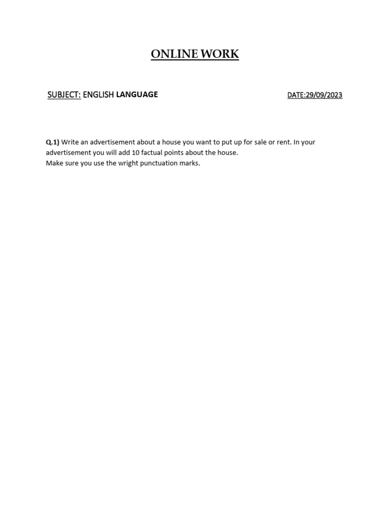 Online Work Language | PDF | Law
