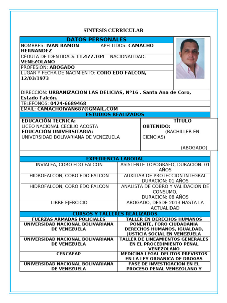 Ivan Camacho Sin Pagar No Borrar | PDF | Venezuela | Justicia