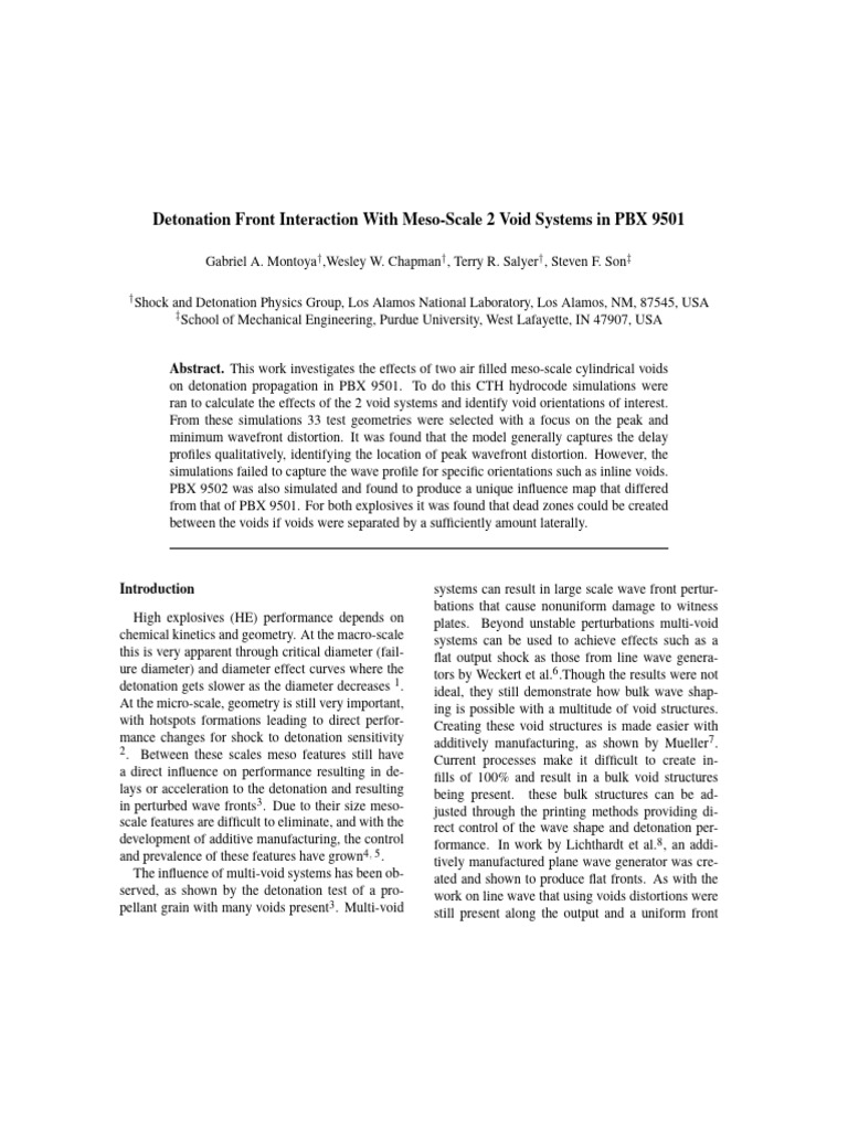 Montoya - IDS2024 - TwoVoids - Detonation Front Interaction With Meso ...
