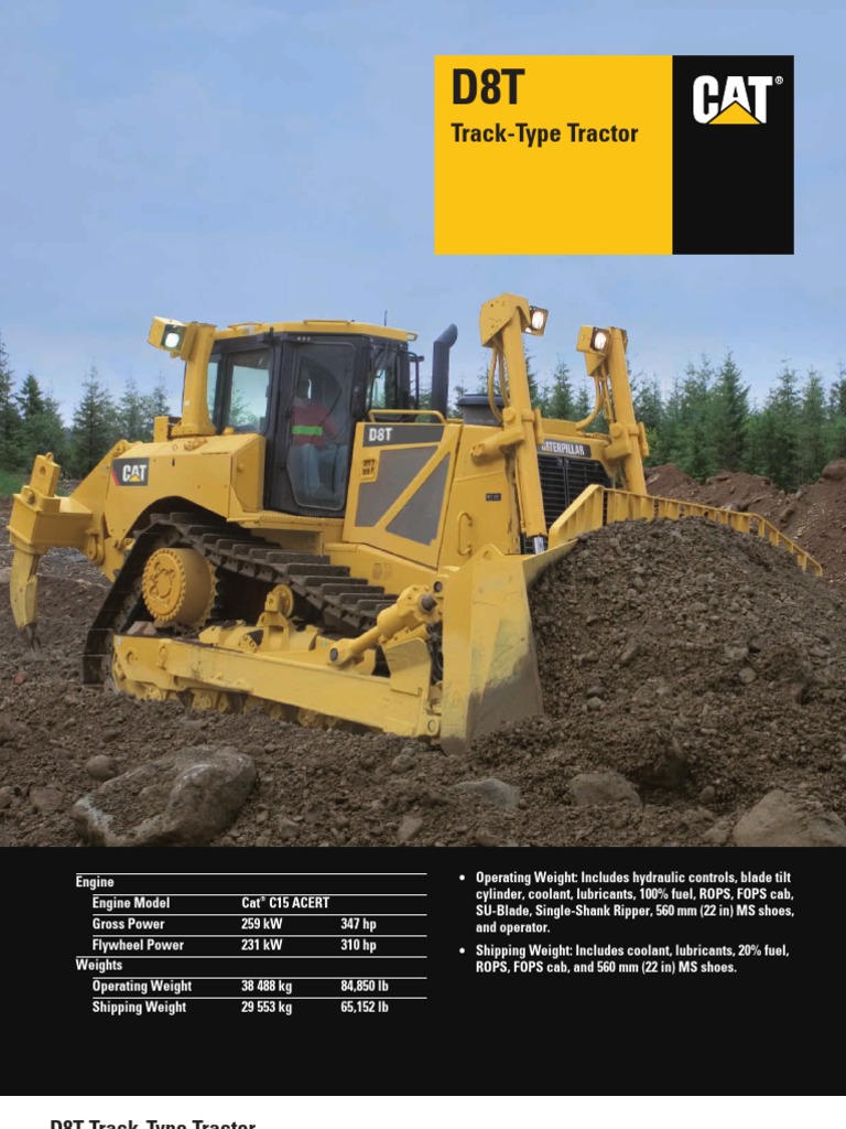 Cat Bulldozer D8 Pdf Transmission Mechanics Tractor