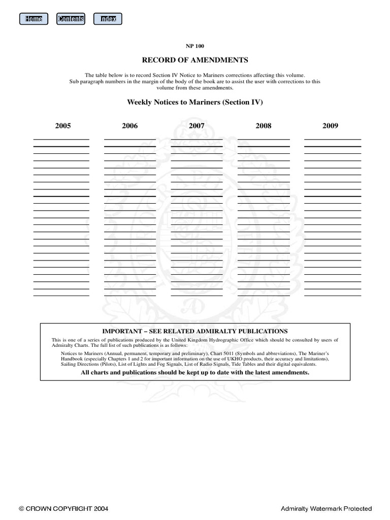 The Mariners Handbook NP 100 Compress | PDF
