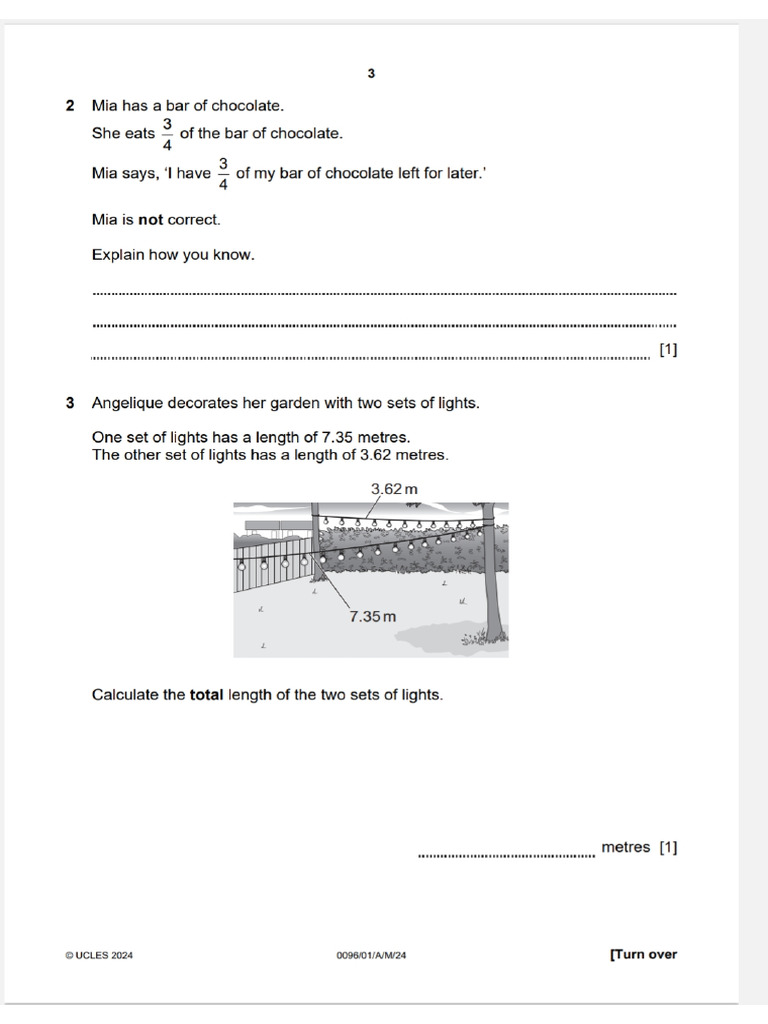Test 2 Mathematics Model Paper 1 Question | PDF | Business