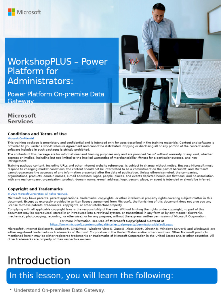 Module 5 - Power Platform On-Premise Data Gateway | PDF | Proxy Server | Microsoft Windows