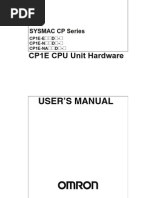 Datasheet PLC OMRON CP1E | PDF | Programmable Logic Controller | Input ...