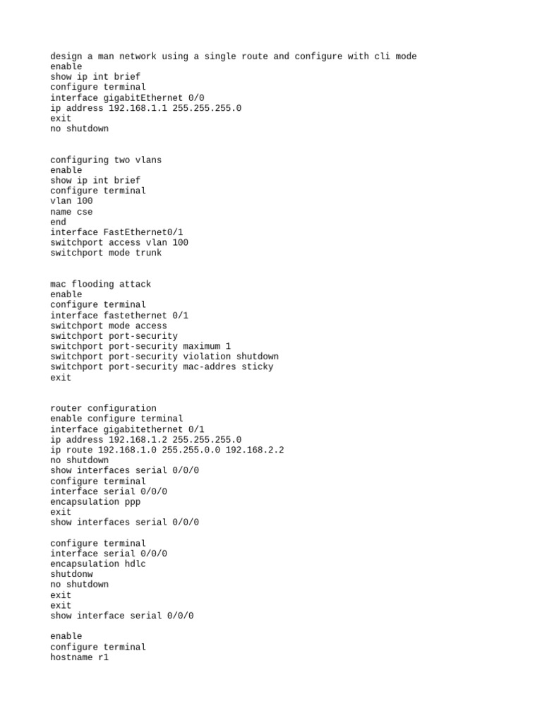 Man Network Design and Configuration Guide | PDF | Computers